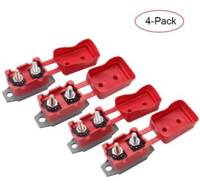 4SET 30AMP 12V Circuit Breaker Dual Battery Fuse Automatic Auto Reset ...