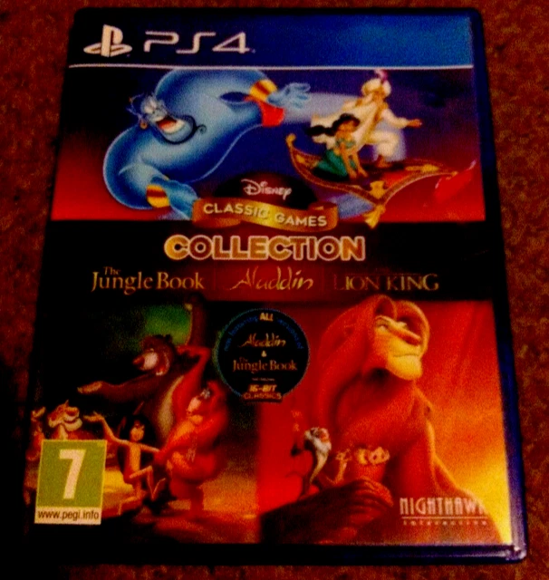 DISNEY ALADDIN JUNGLE book lion king playstation 4 game ps4 bnib ...