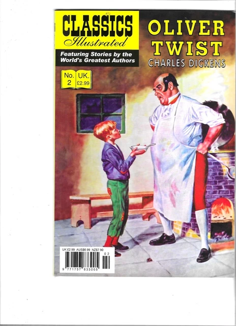 CLASSICS ILLUSTRATED NO 2 Oliver Twist By Charles Dickens Revised ...