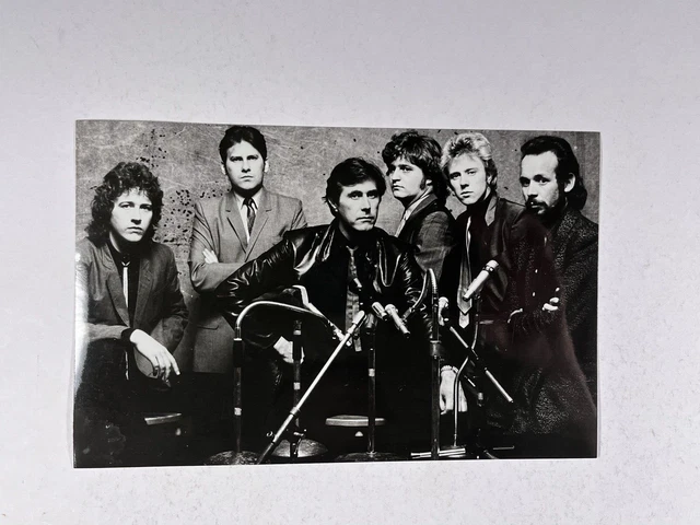 PHOTO DE GROUPE Roxy Music Bryan Ferry Gary Tibbs Original Promo Avril ...