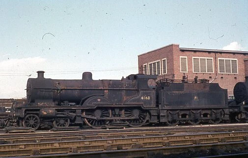 ORIGINAL COLOUR SLIDE of 41168 LMR steam loco £4.99 - PicClick UK