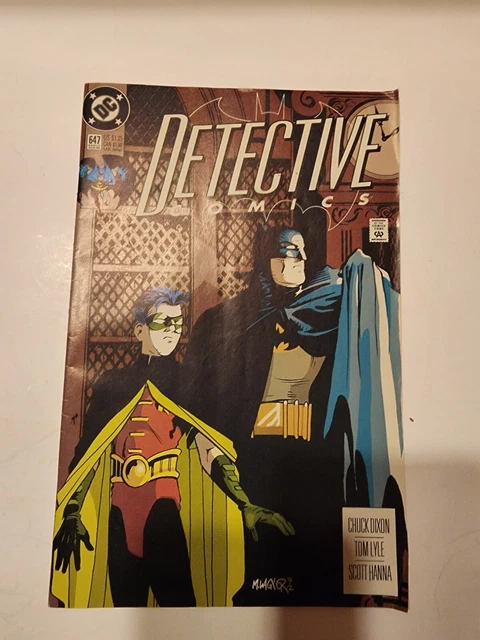 BATMAN DETECTIVE COMICS Chuck Dixon .tom lyle .scott Hanna #647 . 1992 ...