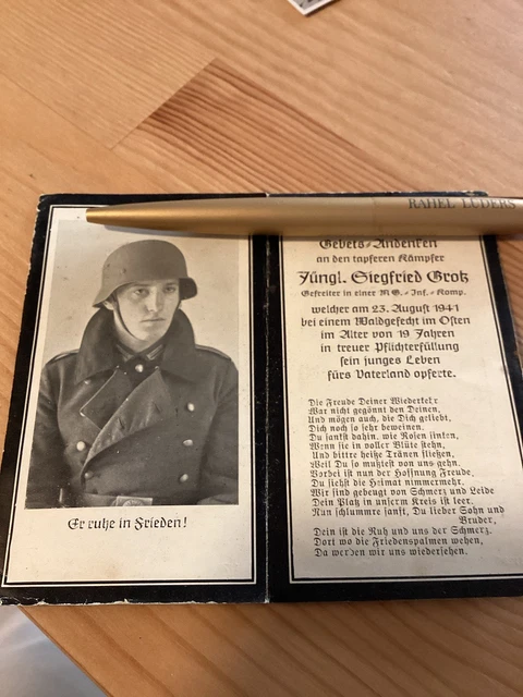 STERBEBILD WEHRMACHT MG Komp. Waldgefecht 1941 Osten Gefallen EUR 1,00 ...