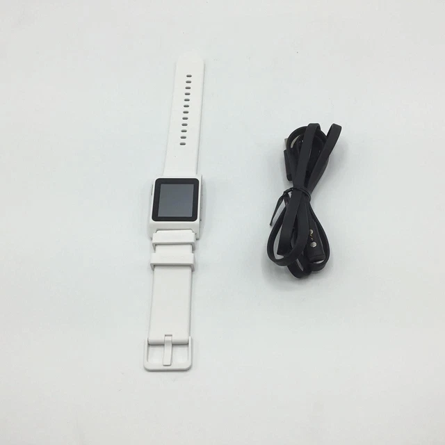 PEBBLE 2+ HEART Rate Smart Watch - iOS/Android - White/White (1002 ...