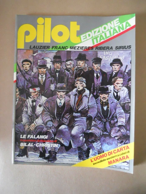 PILOT RIVISTA FUMETTI n 1 1981 Christin Bilal - Uomo di carta Manara ...