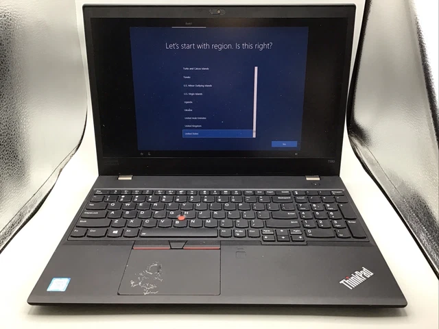 LENOVO THINKPAD T580 15,6" Intel Core i5-8350U 1,70 GHz 8 Go RAM 256 Go ...