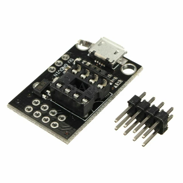 DEVELOPMENT PROGRAMMER BOARD for ATtiny13A/ATtiny25/ATtiny45/ATtiny85 ...
