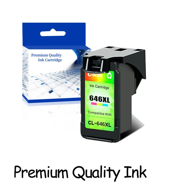 1PK CL-646XL COLOUR Ink cartridge remanufactured ink for Canon PIXMA ...