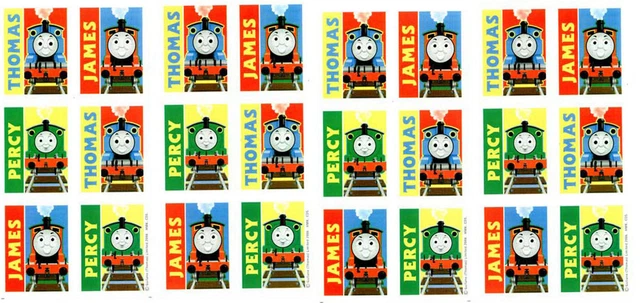 4 SHEETS THOMAS the TANK ENGINE Scrapbook Stickers PERCY JAMES £4.70 ...