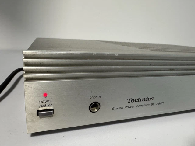 TECHNICS STEREO POWER Amplifier SE-808 Vintage Rare Item L@@k!! £491.22 - PicClick UK