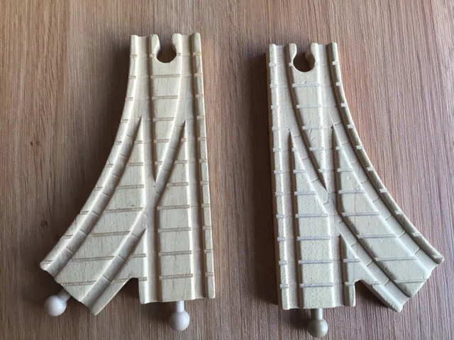 THOMAS AND FRIENDS wooden clickerty clack track junctions £17.50 ...