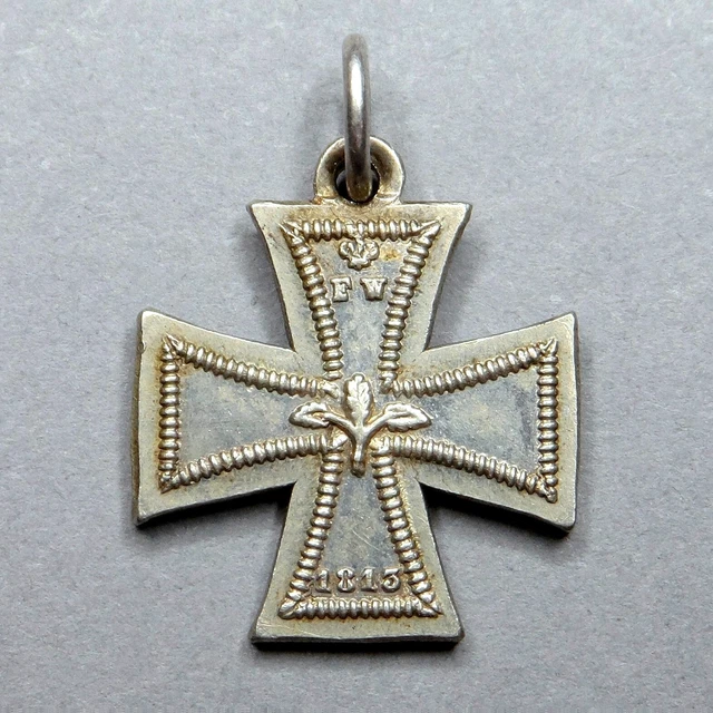 IRON CROSS MINIATURE, Eisernes Kreuz, WWI, 1813. Antique Little Medal ...