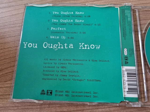 ALANIS MORISSETTE - You Oughta Know CD Maxi Europe EUR 10,99 - PicClick FR