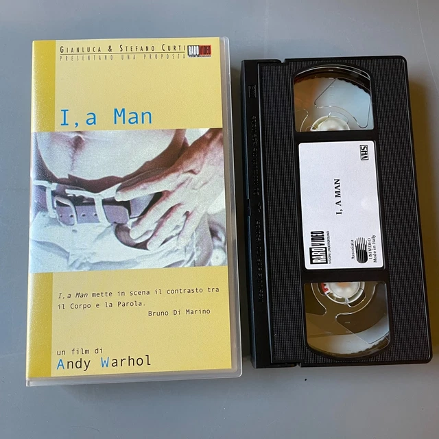 VHS I, A Man Andy Warhol Cinema Sperimentale 1967 / Rarovideo EUR 6,99 ...