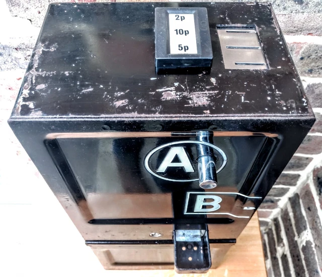 ORIGINAL BRITISH A B coin box 13 14D 8A GPO BT P&T payphone K2 K6 phone ...