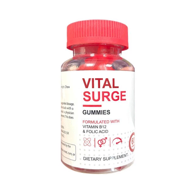 VITAL SURGE MALES Gummy Vital Surge Testo Support Gummy Perform W1T1 ...