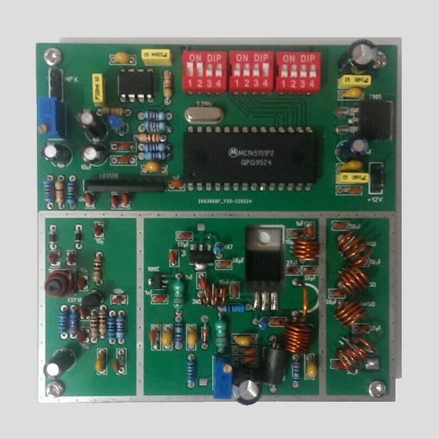 DIY KIT 15W FM Broadcast Exciter Hight Quality Modulation 88-108MHz EUR ...