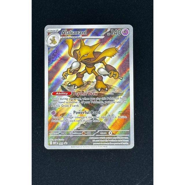 POKÉMON TCG | Mega Evolution Alakazam Black Star Promo #009 | NM $20.00 ...