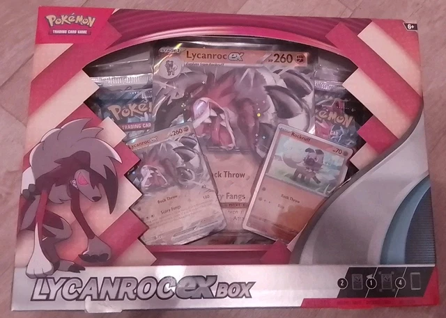 POKEMON TCG LYCANROC Ex Box - NEW & SEALED OFFICIAL Pokemon trading ...