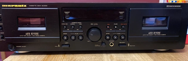 MARANTZ SD4050 TWIN Dual Deck Stereo Cassette Tape Player Recorder HX ...
