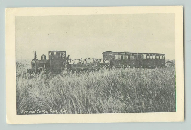 POSTCARD RYE AND CAMBER SANDS TRAMWAY TRAM NO1. RAILWAY. CARRIAGE £18. ...
