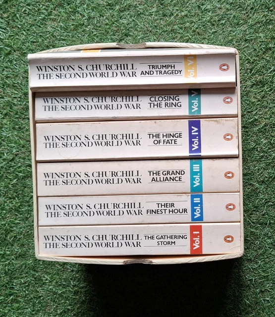WINSTON CHURCHILL - The Second World War - Penguin Books Full Set of Paperbacks £31.92 - PicClick UK