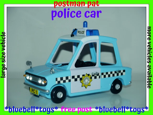 POSTMAN PAT TOYS Cars LARGE FRICTION POLICE CAR Vehicles FREE POST £19. ...