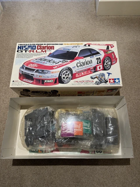 TAMIYA TGX MK1 Nismo Clarion GT-R LM KIT 1/8 RC NITRO OPS VR-15 Motore ...