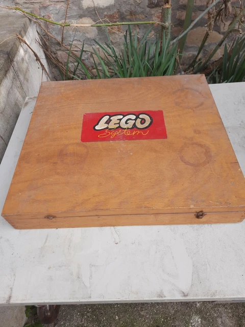 SCATOLA LEGO ANNI 60 vintage Lego System Rara 46 x42 cm EUR 50,00 ...