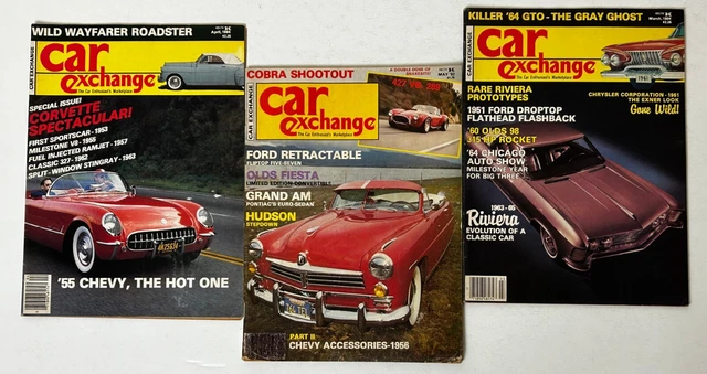 CAR EXCHANGE MAGAZINE 1982 May 1984 Mar April Lot Car Enthusiast Muscle Hot Rod £13.30 - PicClick UK