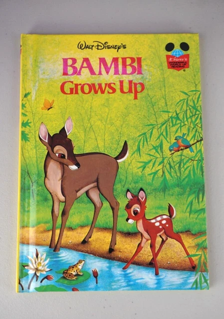 1979WALT DISNEY BAMBI Grows Up Grolier Book Club First American Edition ...