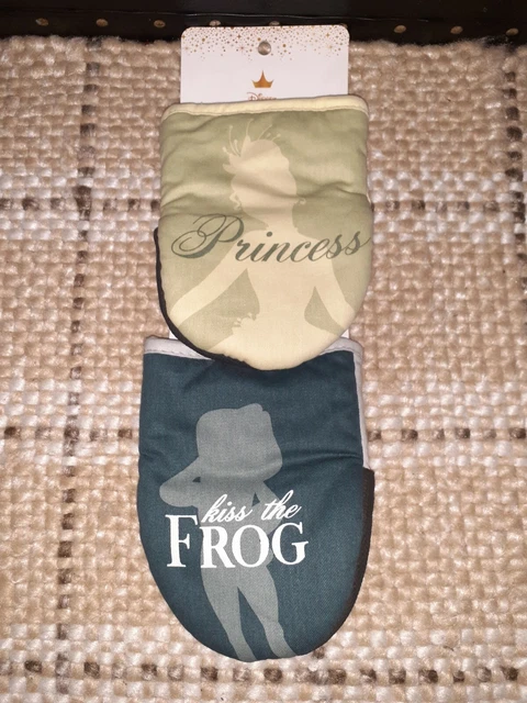DISNEY PRINCESS AND The Frog Tiana Green Kitchen Home Mini Oven Mitt ...