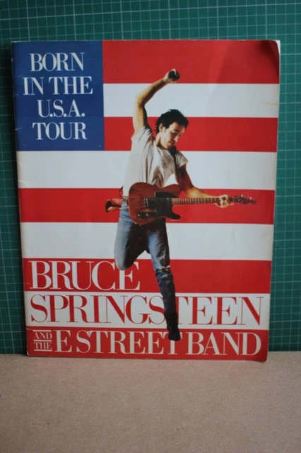 BRUCE SPRINGSTEEN: &BORN In The U.s.a. Tour" Programme. £3.99 - PicClick UK