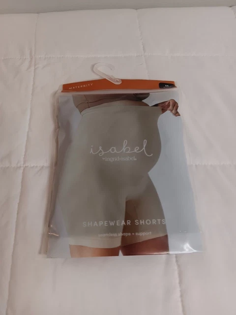NEW ISABEL BY Ingrid + Isabel Shapewear Shorts Black Maternity Medium £ ...