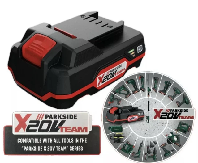 PARKSIDE 20V 2AH Battery All Parkside X20v Team Series £22.56 - PicClick UK