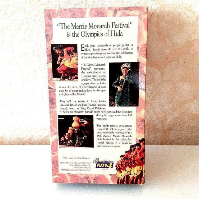 HAWAII MERRIE MONARCH FestIVal VHS VHS 1997 34th VK £45.56 - PicClick UK