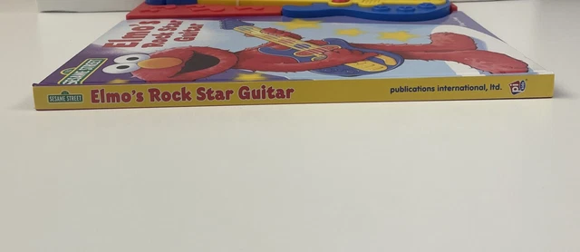 -RARE- ELMO’S ROCK Star Guitar Hardcover Book - 2008 Sesame Street ...