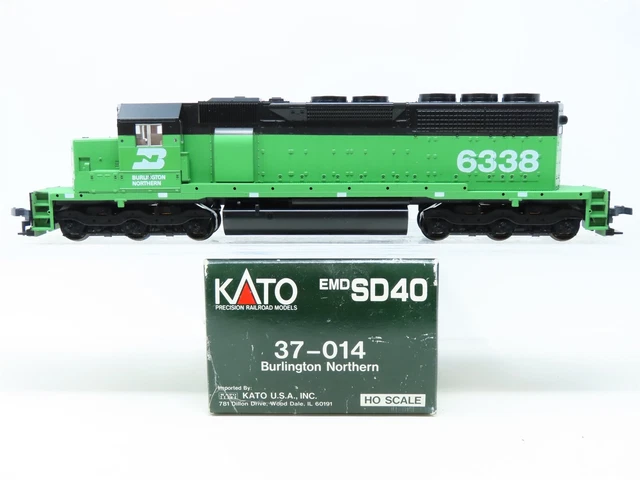 Locomotive Diesel Kato 37 014 Bn Burlington Northern Sd40 échelle Ho 6338 Eur 16582 Picclick Fr