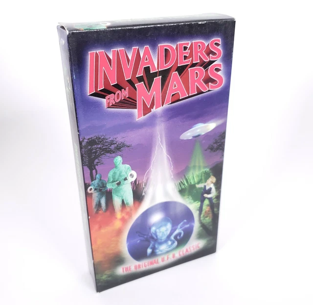 INVADERS FROM MARS VHS Video Tape The Original UFO Classic Goodtimes ...