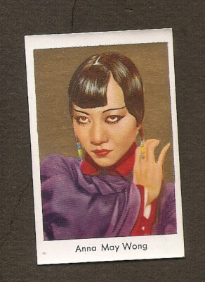 ANNA MAY WONG CARD VINTAGE 1930s PHOTO PARAMOUNT SALEM GOLDFILM $21.59 ...