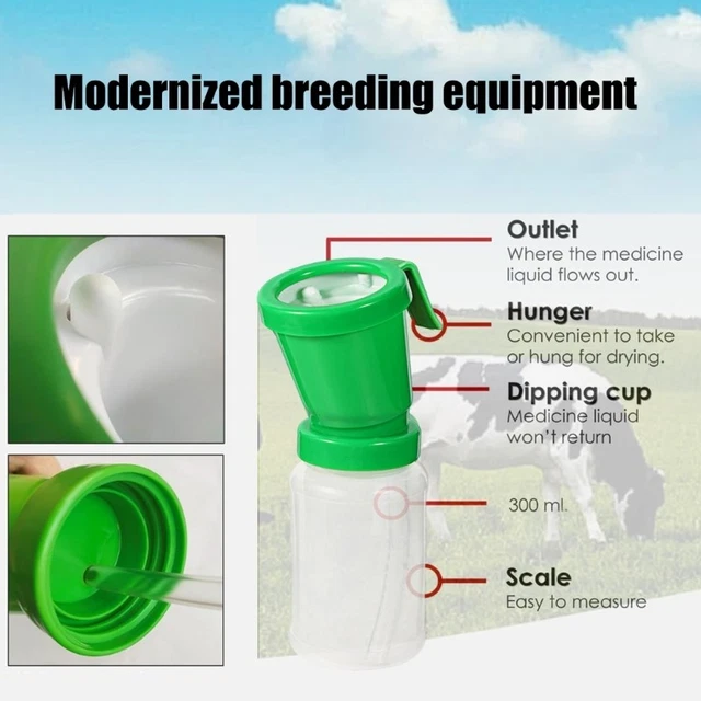 TEAT DIP CUPS For Cow Sheep Goat Nipple Cleaning Dip Cup for Cow Sheep ...