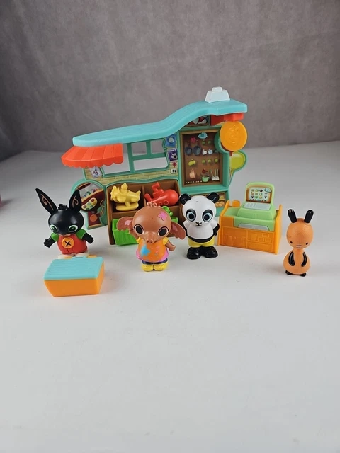 BING BUNNY SHOP Playset Shop & Figures Toy Bundle Cbeebies £18.00 ...
