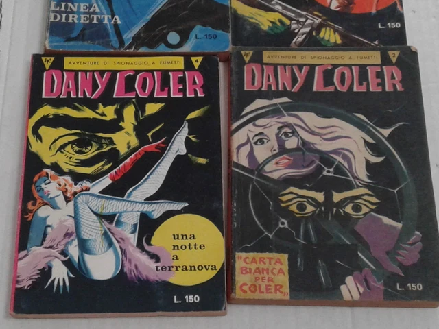 LOTTO VINTAGE DANY COLER N° 2-4-7- 10- edizioni Cofedit del 1965 A ...