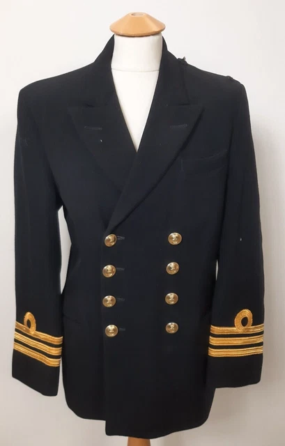 VINTAGE ROYAL NAVY Officers Lieutenant Commander Uniform Jacket ...