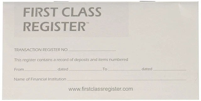 10 CHECKBOOK REGISTERS 2021-2022-2023 Calendars by First Class Register ...