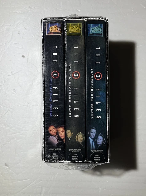 THE X-FILES VHS Boxed Set Digitally Mastered 1996 3-Tape Set £5.57 ...
