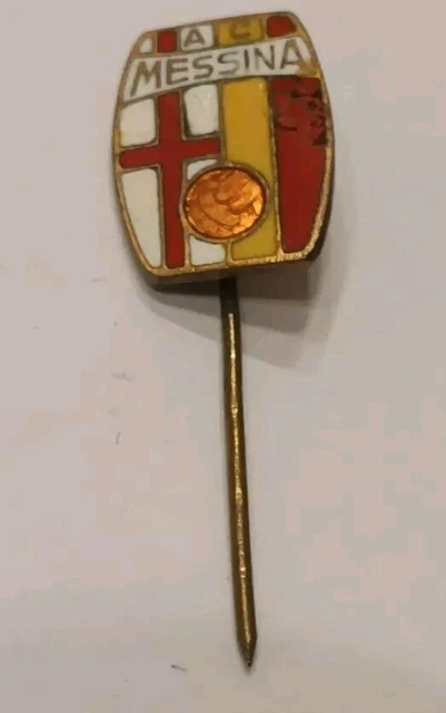 SPILLA PINS DISTINTIVO Stemma Simbolo Badge Logo Crest Club Ac Messina ...