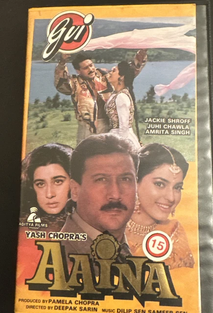 AAINA BOLLYWOOD VHS Video, Jackie Shroff £24.99 - PicClick UK