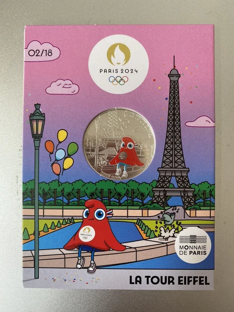 10 EUROS JEUX Olympiques Paris 2024 La Tour Eiffel EUR 51,00 - PicClick FR