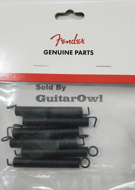 FENDER GUITAR BLACK Strat Tremolo Tension Springs 0018671049 MADE IN ...